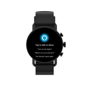 Skagen Falster Men's Gen 6 Stainless Steel Smartwatch Powered with Wear OS by Google with Speaker, Heart Rate, GPS, NFC, and Smartphone Notifications Color: Black (Model: SKT5303V)