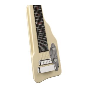 Gretsch G5700 Electromatic Lap Steel 6-String Electric Guitar with Plastic Fingerboard and Mahogany Body (Right-Handed, Vintage White)