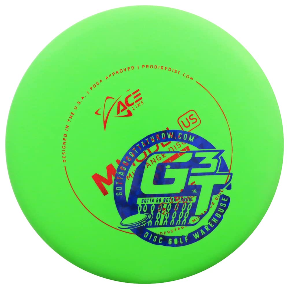 Prodigy Discs Factory Second Ace Line Base Grip M Model S Midrange Golf Disc [Colors and Hot Stamps Will Vary] - 177-180g