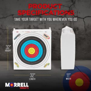 Morrell Weatherproof Youth Deluxe GX Range NASP Field Point Archery Bag Target with HME Products Bowhunting Archery Range Practice Shooting Stand