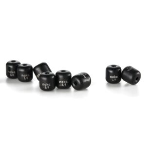 nako. 97% Purity Tungsten Barrel Weights, Tungsten Fishing Weights Sinkers, Carolina Rig for Bass Fishing (3/16 oz - 10 Pack)