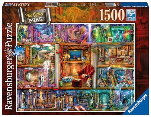 Ravensburger Aimee Stewart The Grand Library 1500 Piece Jigsaw Puzzle for Adults & Kids Age 12 Years Up