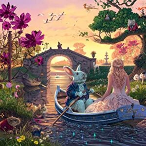 Ravensburger Enchanted Lands Jigsaw Puzzle - 1000-Piece | Unique Softclick Technology | Vibrant, Glare-Free Pieces | FSC Certified | Ideal for Ages 14 and Up