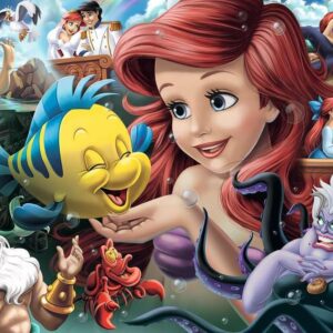 Ravensburger Disney Princess Heroines No.3 The Little Mermaid - 1000 Piece Jigsaw Puzzle | FSC Certified | Ideal for Kids & Adults Aged 12, Glare-Free Design