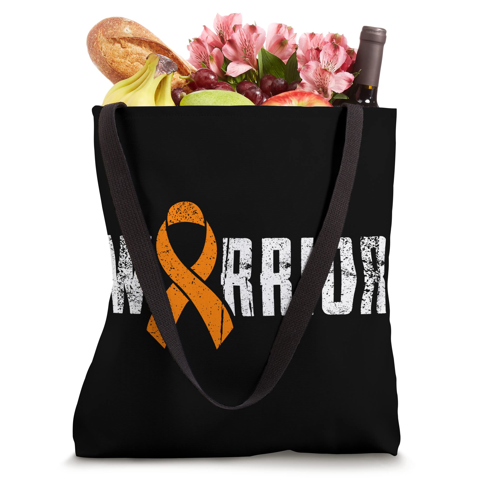 Warrior Orange Ribbon Blood Cancer Leukemia Awareness Hope Tote Bag