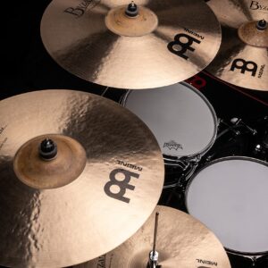 Meinl Cymbals Byzance 19" Traditional Polyphonic Crash with Raw Bell — Made in Turkey — Hand Hammered B20 Bronze, 2-Year Warranty (B19POC)