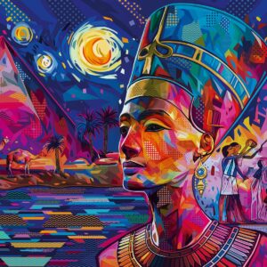 Ravensburger Nefertiti on The Nile Jigsaw Puzzle | 1000 Unique Pieces | Softclick Technology | Enjoyable Puzzling Experience for Puzzle Lovers