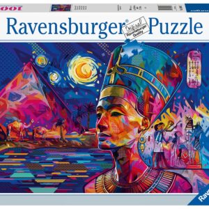 Ravensburger Nefertiti on The Nile Jigsaw Puzzle | 1000 Unique Pieces | Softclick Technology | Enjoyable Puzzling Experience for Puzzle Lovers