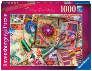 ravensburger aimee stewart vintage dressmaking 1000 piece jigsaw puzzle for adults & kids age 12 years up