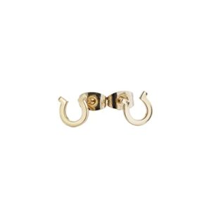 honeycat tiny horseshoe studs in gold, rose gold, or silver | minimalist, delicate jewelry gold