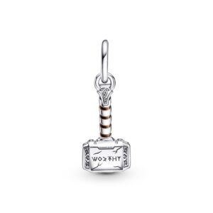 pandora 790483c01 marvel the avengers thor's hammer dangle charm