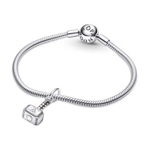 PANDORA 790483C01 Marvel The Avengers Thor's Hammer Dangle Charm