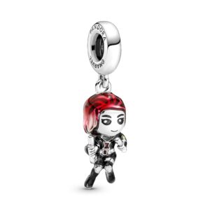 pandora marvel the avengers black widow dangle charm multicolor one size