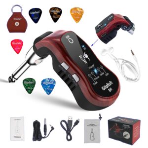 gitafish bass guitar headphone mini amp bluetooth electric bass micro amps for electric guitar bluetooth practice headphones small amps guitar portable headphones amplifier pocket bass amp