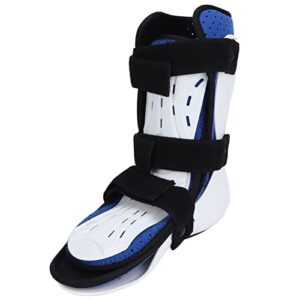 fracture boot, detachable design comfortable short reinforced orthopedic walker boot nonslip with front protection plate for foot injuries(left foot, s)