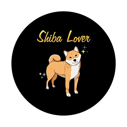 Funny Shiba Inu Uni Standing Dog Color Stars Four Legged PopSockets Swappable PopGrip