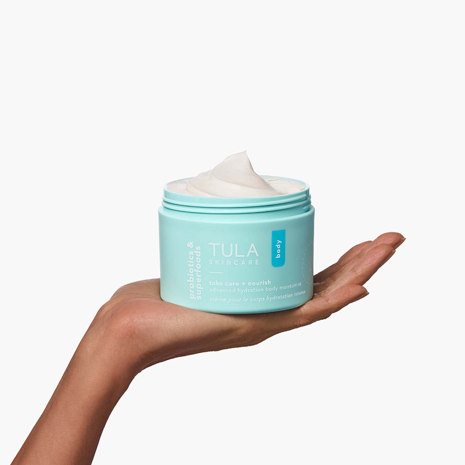 TULA Skin Care Take Care + Nourish - Advanced Hydration Body Moisturizer, Non-Greasy, Contains Vitamin C & Yuku to Improve Skin Tone & Texture, 8.1 oz.