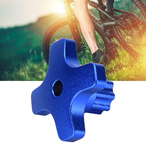 Crank Cover Wrench, Strong Texture Bike Crank Remove Tools Blue for Road Bicycle