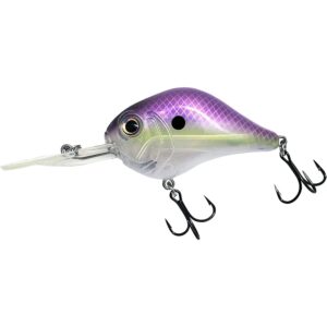 bill lewis lifelike mr-12 mid-range mdj series 12ft floater diver 3/4 oz crankbait fishing wobble lure for freshwater, lavender shad