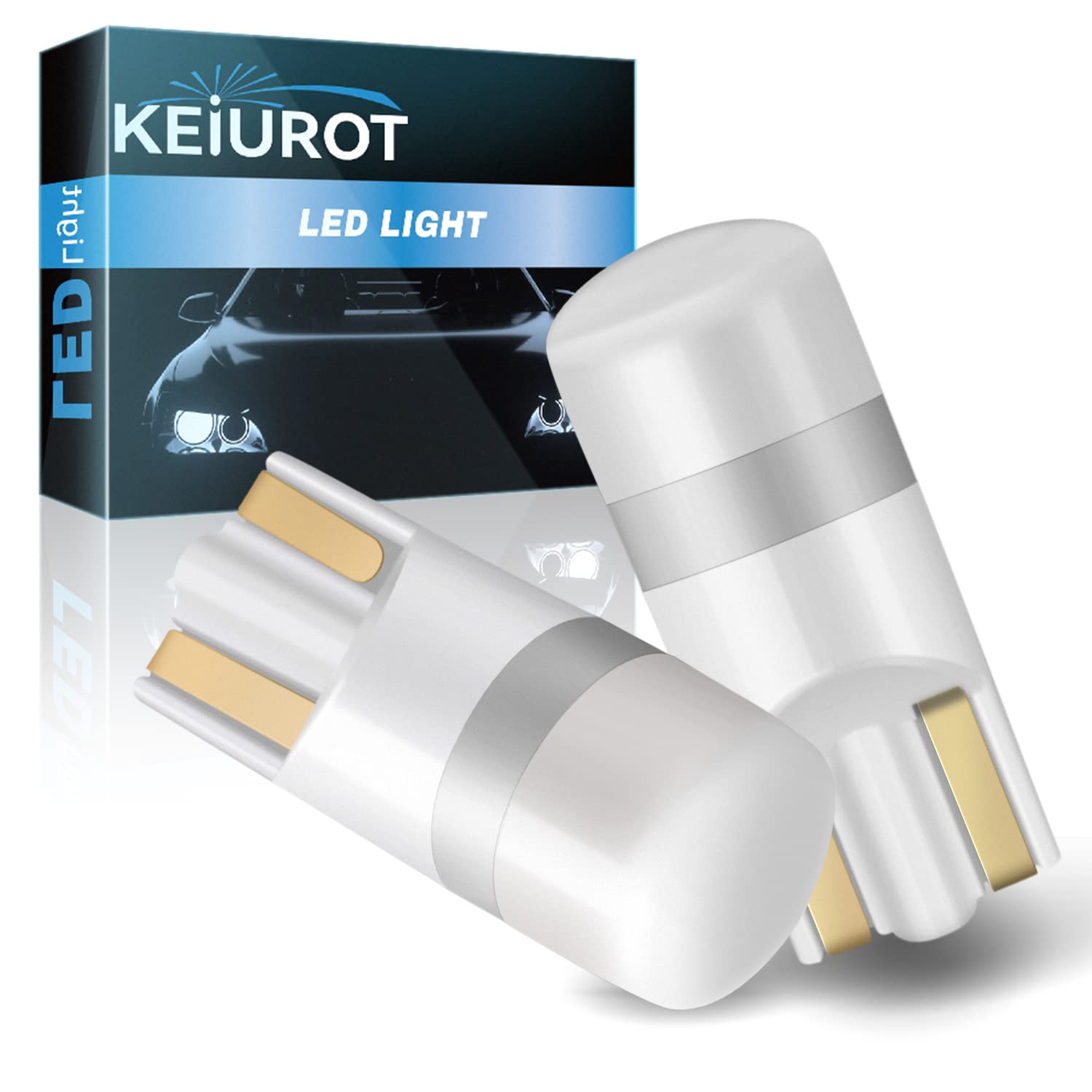 Keiurot House Number Light Bulb 194 193 Bulb Address Light Bulb Sign Replacement Bulb Kit 10-30Volt AC/DC, Address Bulb Landscape Cabinet Lighting White, 2Pack