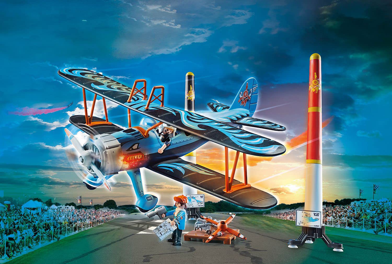 Playmobil Air Stunt Show Phoenix Biplane