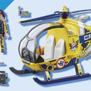 Playmobil Air Stunt Show Helicopter with Film Crew