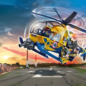 Playmobil Air Stunt Show Helicopter with Film Crew