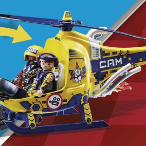 Playmobil Air Stunt Show Helicopter with Film Crew