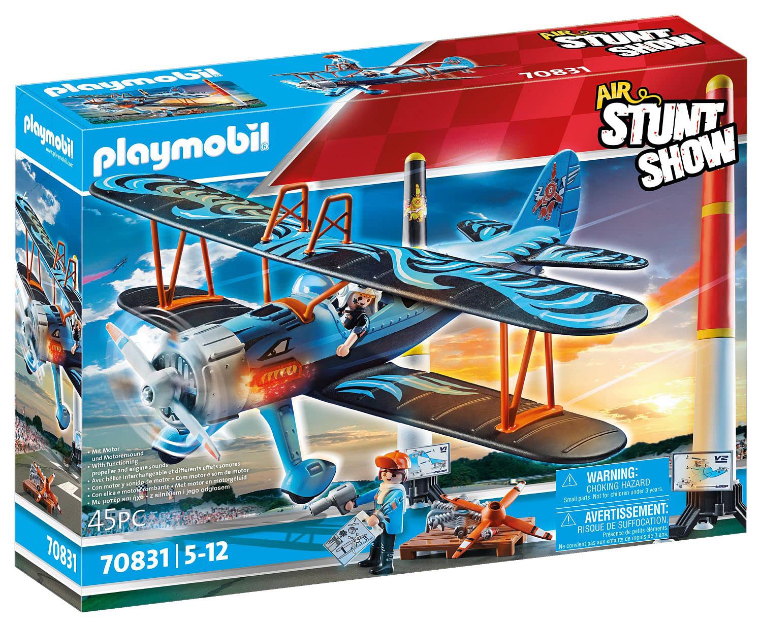 Playmobil Air Stunt Show Phoenix Biplane