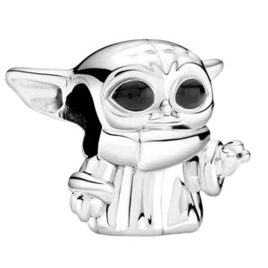 zhenliyin zhenliyin s925 sterling charms silver baby yoda master star wars mandalorian bead bracelet child cartoon beaded charm (1.yoda baby.)