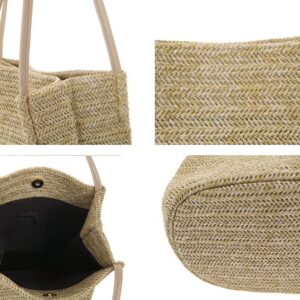 Tote Bag for Women Small Satchel Bag Straw Beach Bag Cute Hobo Bag Fashion Tote Handbag Fashion Crossbody Bag 2024