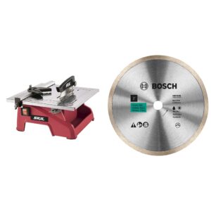 skil 7-inch wet tile saw with diamond blade (3540-02) | bosch db743s 7 in. diamond blade