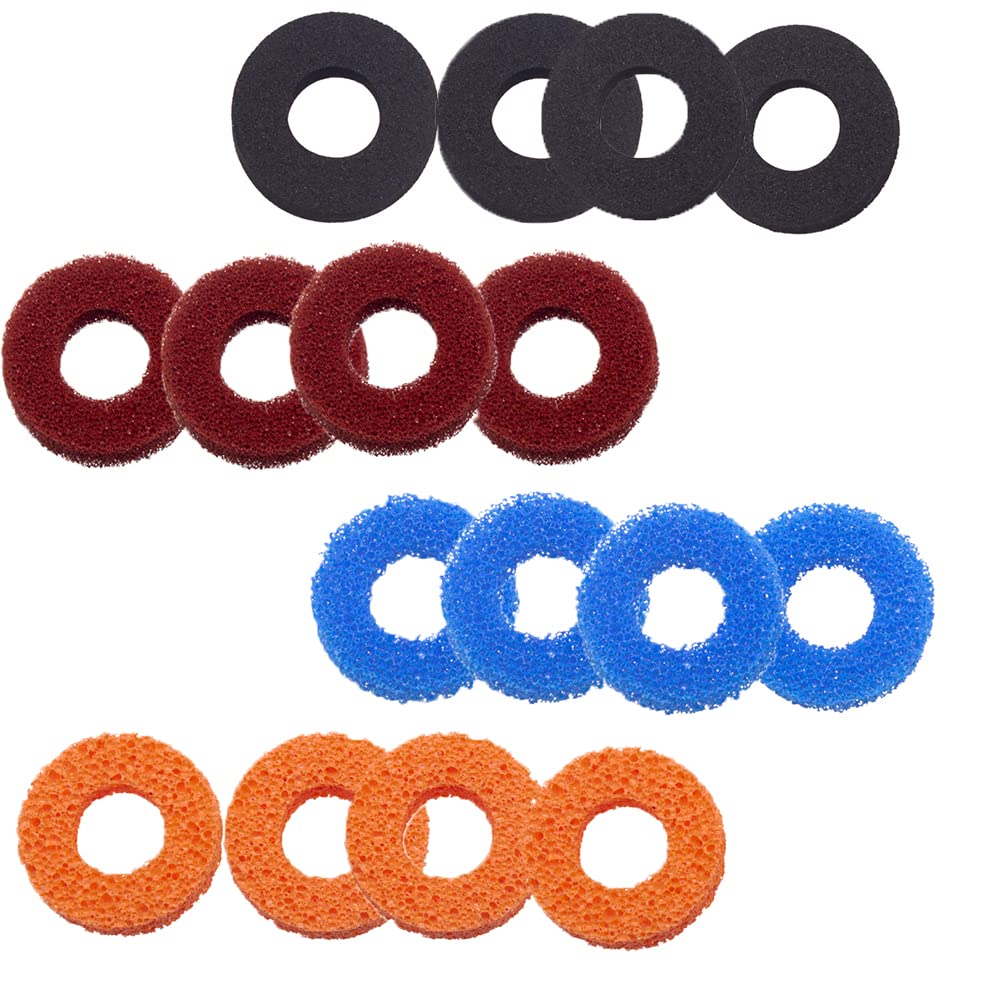 16PCS Aim Assist Target Motion Precision Control Rings Compatible with Playstation controller PS4 PS5 Controller - 4 Colors 4 Different Strength