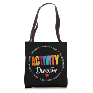 awesome activity director rock activity professionals week tote bag