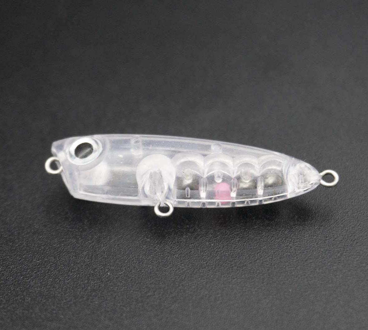 10PCS Unpainted Lure Blanks 2.81g 4.8cm with Free 6mm Eye Crankbait Simulation Blank Body Clear Hard Baits Trout Salmon Minnow Lure Popper Lures Topwater Freshwater 8440