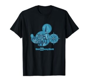 walt disney world 50th anniversary mickey head t-shirt