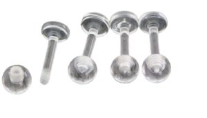 4 pc 14g 5/16" all clear acrylic ball & barbell lip labret, retainers (no steel)