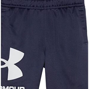 Under Armour Boys Symbol Signature Terry Casual Shorts, Midnight Navy, 7 US