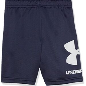 Under Armour Boys Symbol Signature Terry Casual Shorts, Midnight Navy, 7 US