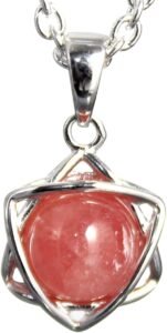 cosumosu rhodochrosite 6 point star 925 sterling silver pendant for necklace