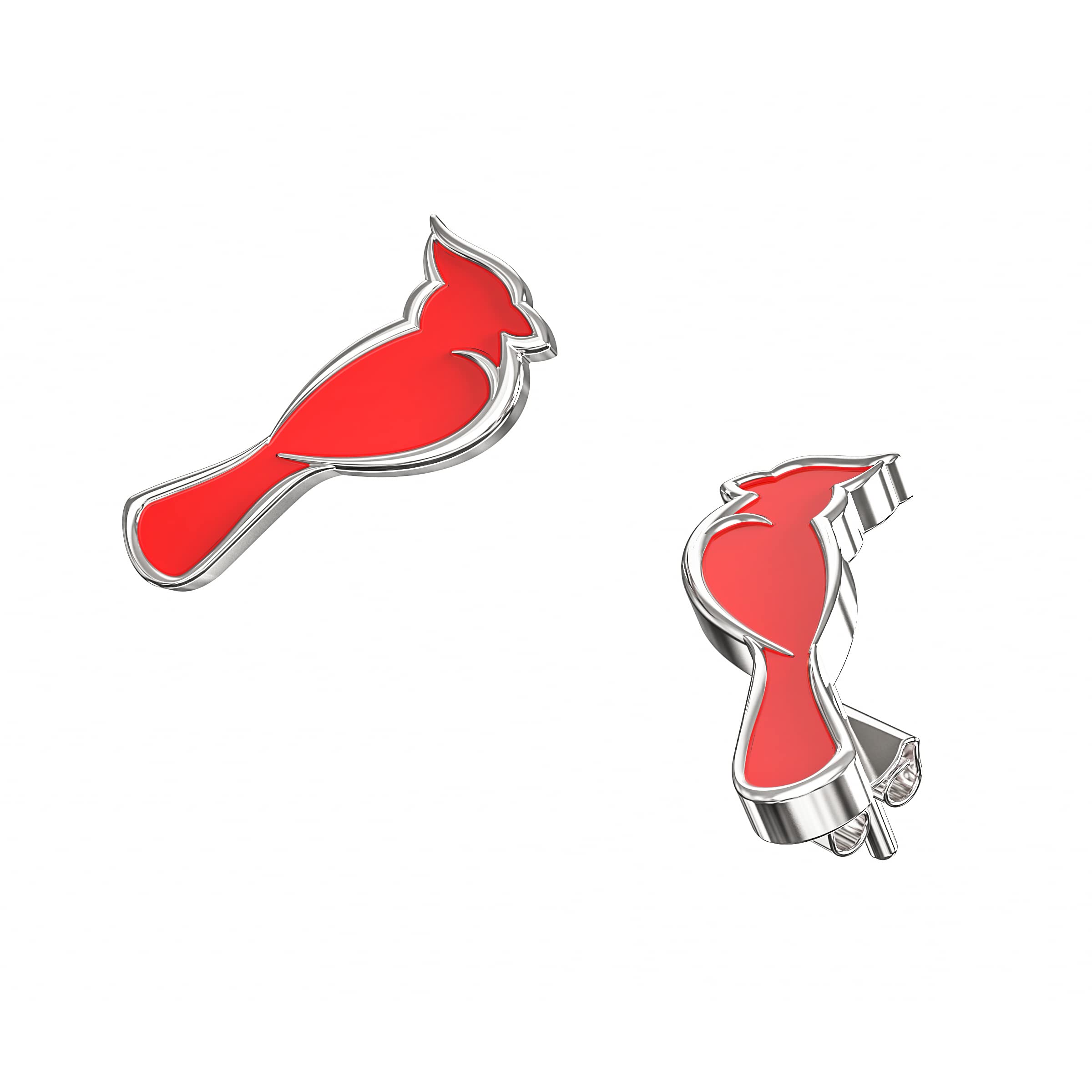 Red Cardinal Earrings with “Cardinals Appear When Angels Are Near” Gift Card