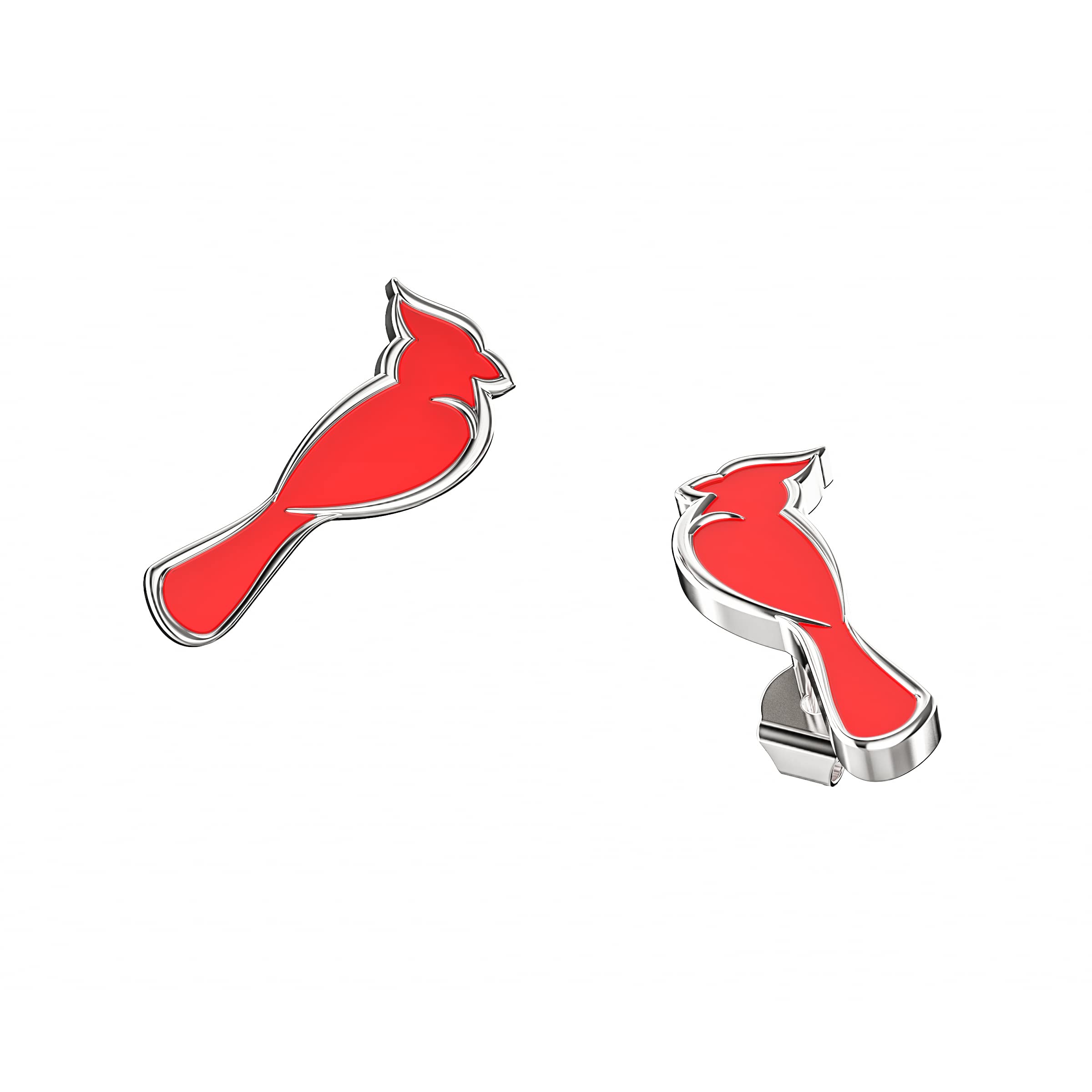 Red Cardinal Earrings with “Cardinals Appear When Angels Are Near” Gift Card