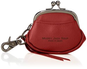 muddy jack soup no.76005 coin purse wallet, red