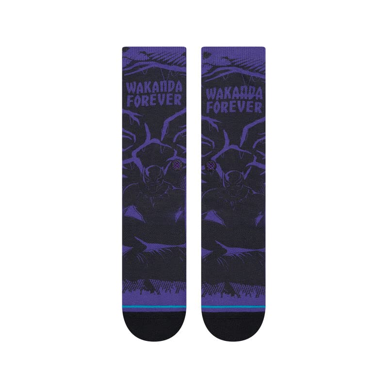 Stance Yibambe Crew Socks (Medium, Purple)