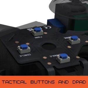 MODDEDZONE Smart Extreme Modded Controller + Anti Recoil 2 Remap Buttons & Interchangeable Thumbsticks & Hair Triggers, Tactical Buttons Compatible with PS5 Custom Controller PC (Ragnarok)