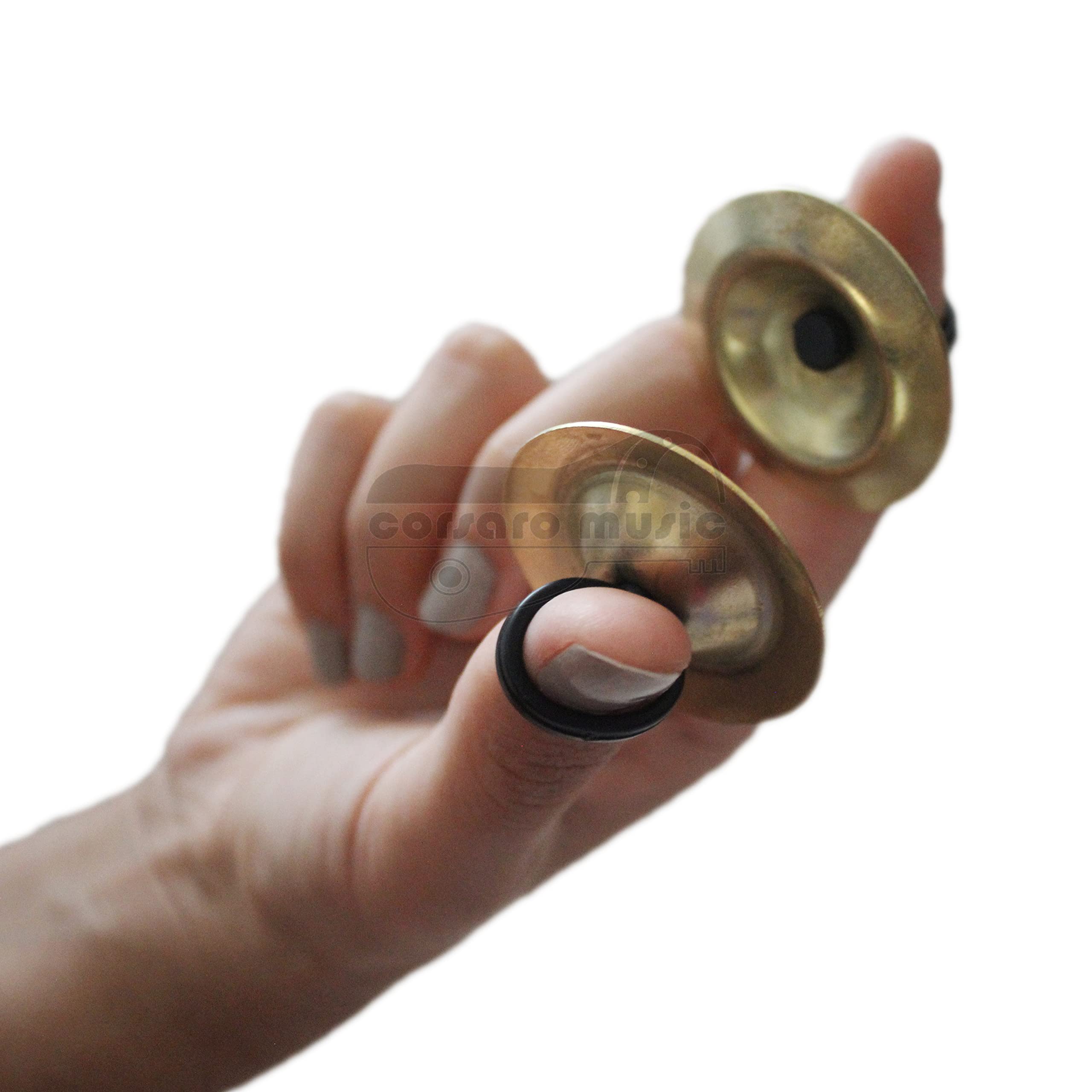 Brass Finger Cymbals Set of 4