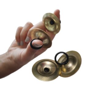 Brass Finger Cymbals Set of 4