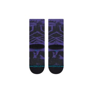 Stance Yibambe Kids Crew Socks (Large, Purple)