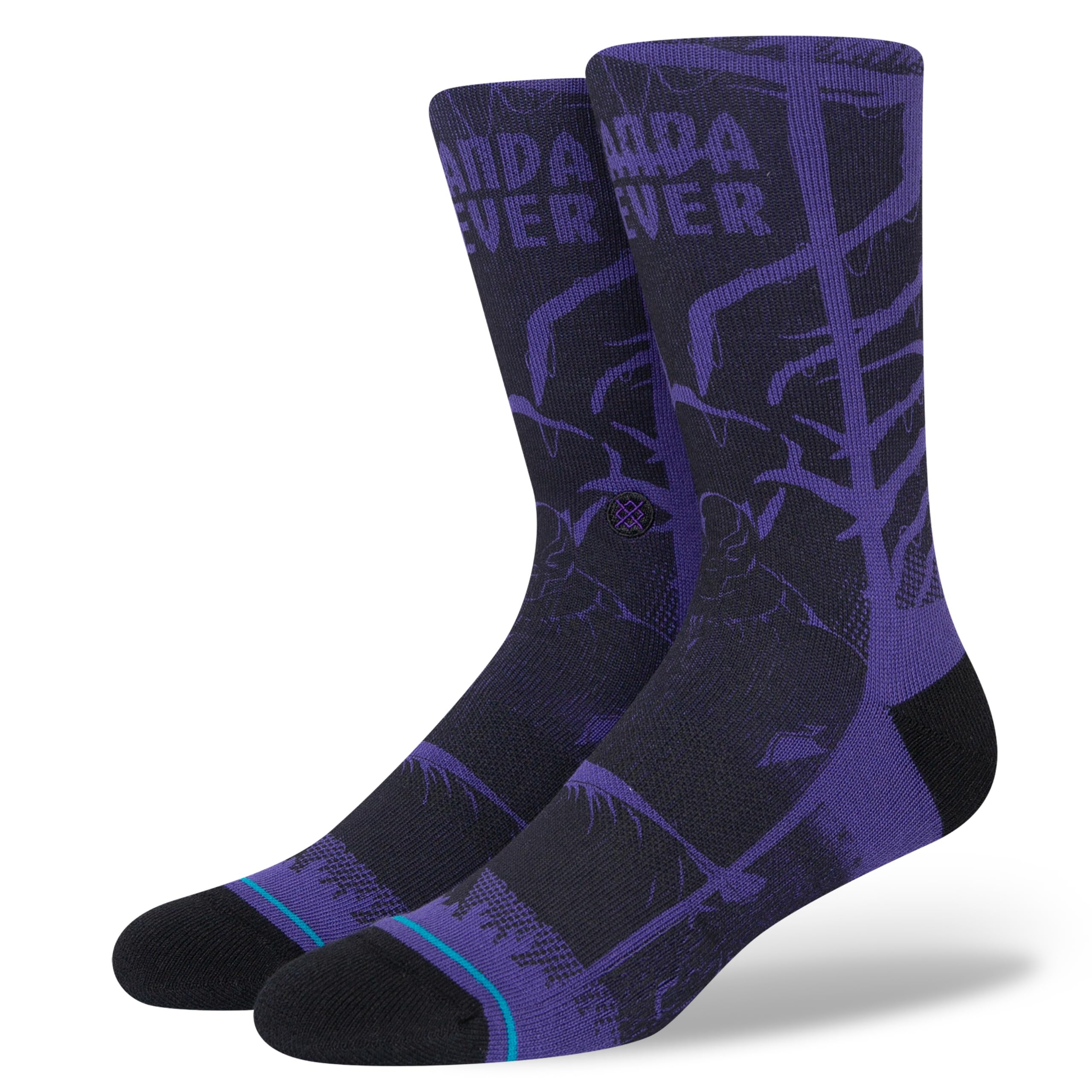 Stance Yibambe Crew Socks (Medium, Purple)