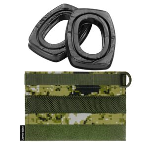 prohear gep02 gel ear pads and hc01 tactical headset cover for howard leight by honeywell impact sport sync leightning earmuffs